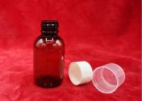 China Short 120ml PET Medicine Bottles With Aluminium Liner 1mm  Average Wall Thickness for sale