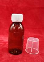 China Broken Proof Medicine Syrup Bottle , Plastic Syrup Containers With Measuring Cup for sale