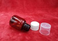 China PET Medicine Syrup Bottle with white cap 8g to 13g weight 41mm to 43mm diameter for sale