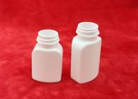 China Flat 40ml Square Plastic Bottle For Medicine Full Set PP Cap Aluminium Liner for sale