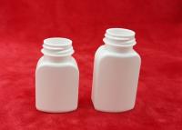 China Flat 40ml Square Plastic Bottle For Medicine Full Set PP Cap Aluminium Liner for sale