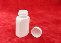 China 40ml HDPE Square Plastic Bottles For Pills Full Set 37.5 * 28 * 72mm Size for sale