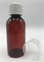 China Short 120ml PET Medicine Bottles With Aluminium Liner 1mm  Average Wall Thickness for sale