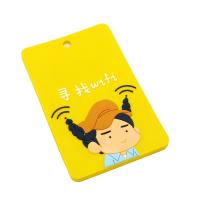 China OEM ODM 3D Cartoon Anime Luggage Tag Personalized Promotional Gifts for sale