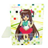 China Private Logo Anime Phone Stand With Cartoon Photo Figure CMYK Printed for sale