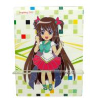 China Private Logo Anime Phone Stand With Cartoon Photo Figure CMYK Printed for sale