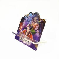 China Custom Print Tabletop Desk Display Anime Game Cellphone Holder Acrylic Charms Phone Holder for sale