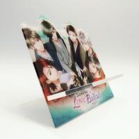 China Fine Workmanship Acrylic Cell Phone Stand 4 Color Printed Anime Design for sale