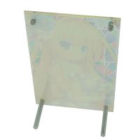 China L shape acrylic advertising display stand menu display for sale