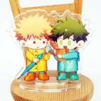 China Creative Holographic Anime Acrylic Stands Charms Single Side Printed for sale