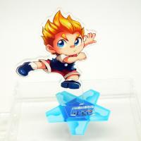 China Creative Holographic Anime Acrylic Stands Charms Single Side Printed for sale