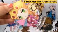 China Custom high quality plastic display charm acrylic anime combination standee with printed base for sale