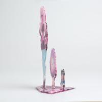 China Custom high quality plastic display charm acrylic anime combination standee with printed base for sale