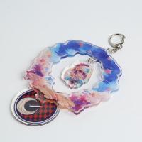 China Custom high quality plastic display charm acrylic anime combination standee with printed base for sale