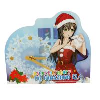 China Multifunction Anime Alarm Clock 15cm Acrylic Desk Clock Plastic Directly Decorative for sale
