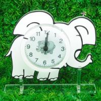China Creative CMYK Printing Anime Alarm Clock Elephant Shaped Sweep Movement for sale