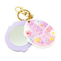 China Acrylic Cute Cartoon Makeup Mirror Non Toxic For Promotional Lady Gift for sale
