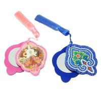 China Multifunction Small Pocket Mirror Plastic Hand Mirror Cartoon Figure Printed for sale