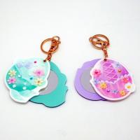 China Creative Anime Compact Mirror Acrylic Plastic Mirror Cartoon Figure Printed for sale