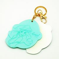 China Creative Anime Compact Mirror Acrylic Plastic Mirror Cartoon Figure Printed for sale