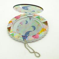 China Economical Fancy Anime Compact Mirror Plastic Folding Mirror Corrosion Resistance for sale