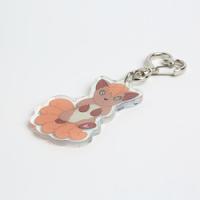 China Custom Acrylic Keychain Charms Linked Keychain Printing Cartoon Acrylic Keychain With Linked Charms for sale