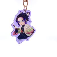 China Epoxy Glitter Translucent Anime Acrylic Keychain 20g-25g Promotional Gift for sale