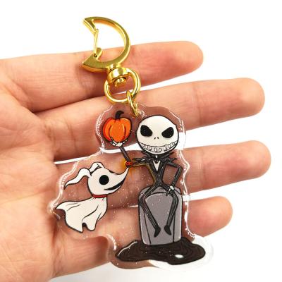 China Epoxy Glitter Sparkle C'ustom Holographic Acrylic Charms For Birthday Gift for sale