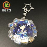 China Funny Decoration Anime Acrylic Charms Offset CMYK Printing Free Sample for sale