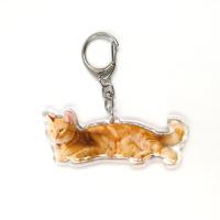 China Customized Logo Epoxy Anime Figure Make Your Own Acrylic Keychain Charms for sale