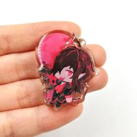 China OEM ODM Phone Charm Anime Design With Double Glitter Epoxy Resin for sale