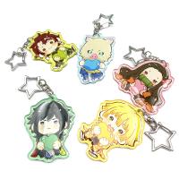 China Custom shape factory made acrylic plastic epoxy non clear keychain resin glitter charm with star key accessory for sale