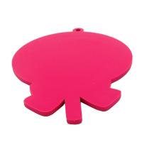 China Mexican Customized Logo Plastic Keychains In Bulk for sale