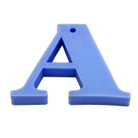 China Factory Price Custom advertizing key chain letter keychains;Soft PVC keychain with LOGO. for sale