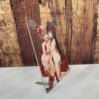 China Thornless Advertising Acrylic Tabletop Display Stands Cartoon Character Pattern for sale