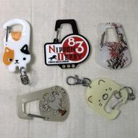 China Acrylic Material Custom Carabiner Keyring Anime Design With 3mm Thickness for sale