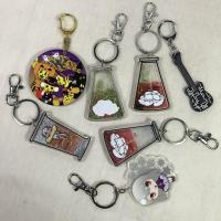 China ROHS Approved Anime Gift Set Anime Figure Custom Acrylic Keychains for sale