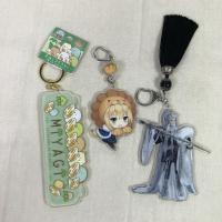 China Holographic Anime Gift Set Acrylic Anime Key Ring With No Deformation for sale