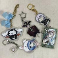 China Customized Acrylic keychain/pendent with Anime figure/star/Cartoon figure/Company Logo Printed for sale