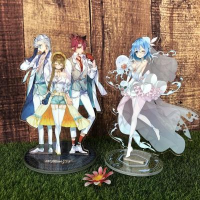 China 3.5cm*5cm Acrylic Standee Custom Anime Figure Cartoon Combination for sale