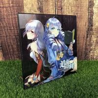 China OEM Logo Cartoon Character Ornaments Freestanding Acrylic Picture Stand for sale