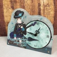 China CNC Cut Anime Cartoon Table Clock customized Delicate Appearance For Gift for sale