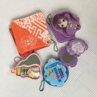 China Single Side Plastic Anime Compact Mirror , Small Makeup Mirror For Purse for sale