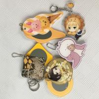China Single Side Plastic Anime Compact Mirror , Small Makeup Mirror For Purse for sale