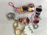 China Backpack 3d Pvc Keychain Double Sided Printed Custom Colored for sale
