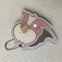China Custom design printed double sided epoxy acrylic keychain small mini resin charms for phone pendant for sale