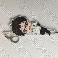 China Personalized Custom Double-Sided Printing Clear Acrylic Anime Charm Keychain for sale