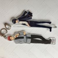 China Personalized Custom Double-Sided Printing Clear Acrylic Anime Charm Keychain for sale