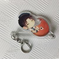 China Creative Anime Acrylic Keychain Charm Holographic Acrylic Keychain for sale