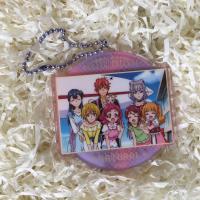 China Multifunctional Anime Acrylic Keychain Sublimation Cute Custom Plastic Keyrings for sale